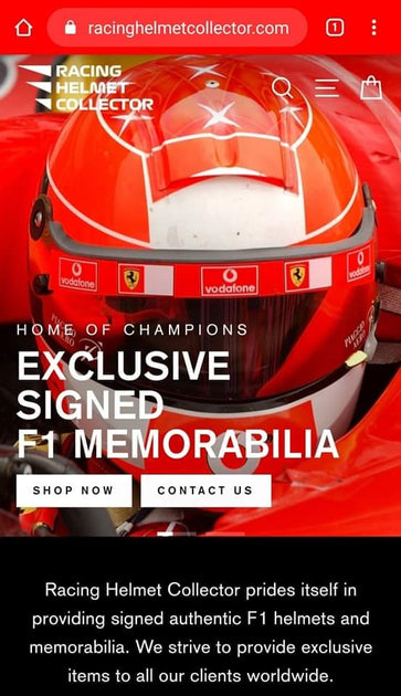 BIG LAUNCH DAY! – Racing Helmet Collector | Signed F1 Memorabilia
