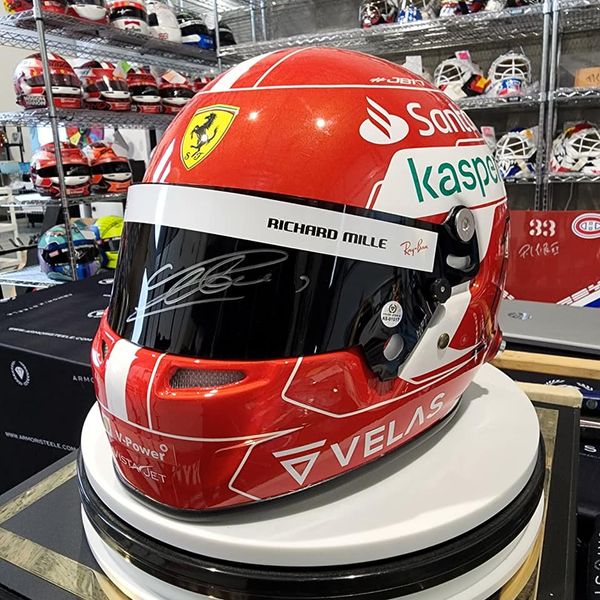 SOLD! Charles Leclerc Signed Helmet 2022 Ferrari – Racing Helmet ...