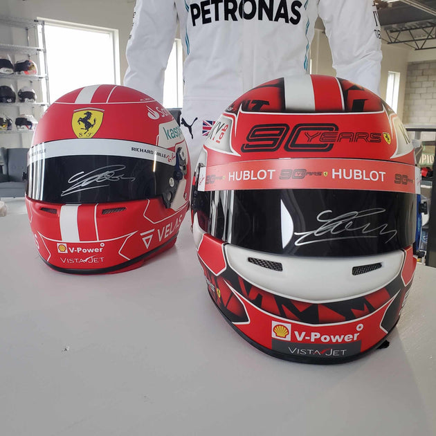 Sold! Charles Leclerc Signed Helmets Ferrari 🐎! – Racing Helmet ...