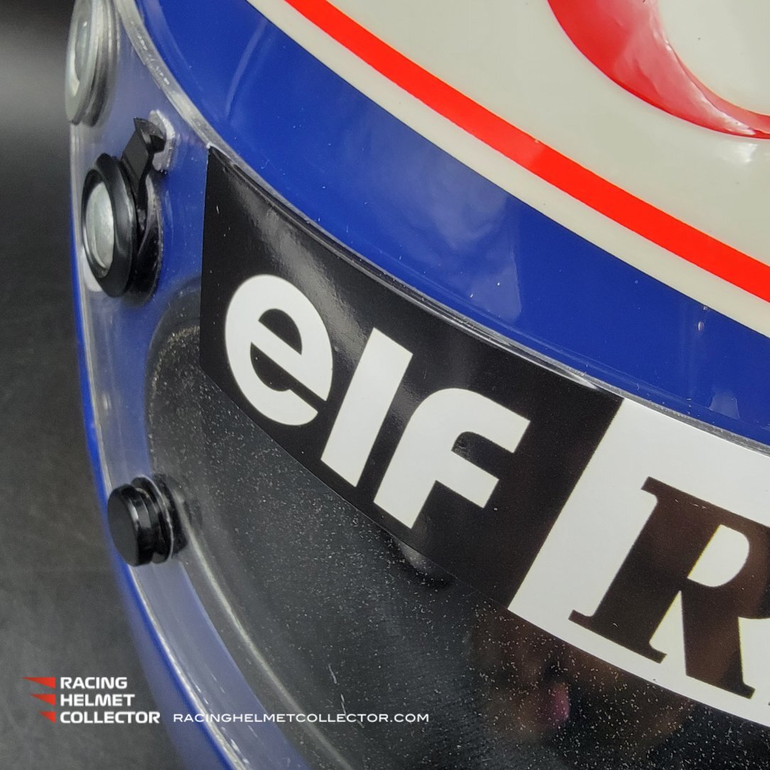 Alain Prost & Ayrton Senna Testing Helmet TRACK WORN by Prost Autograp ...