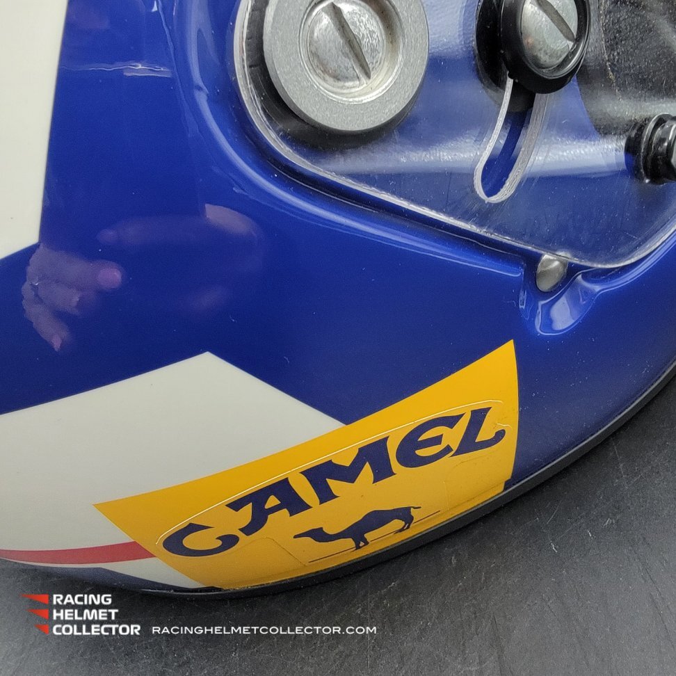 Alain Prost & Ayrton Senna Testing Helmet TRACK WORN by Prost Autograp ...