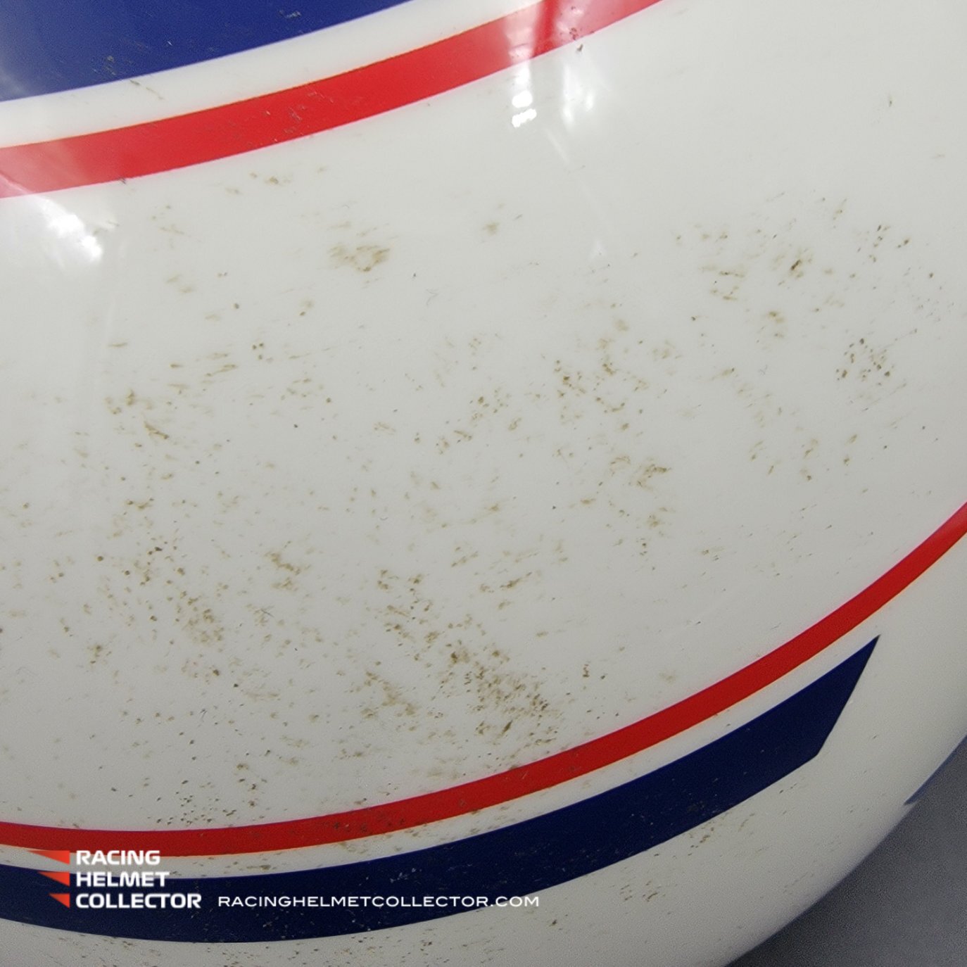 Alain Prost & Ayrton Senna Testing Helmet TRACK WORN by Prost Autograp ...