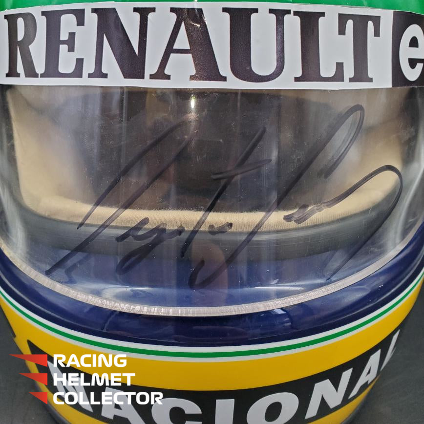 Ayrton Senna Signed Helmet 1994 Tribute Autographed Visor Full Scale 1 ...