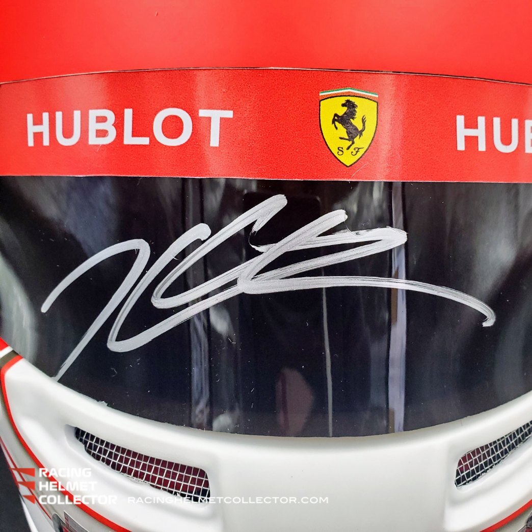 Charles Leclerc Signed Helmet Ferrari 1000th GP Anniversary Special 20 ...