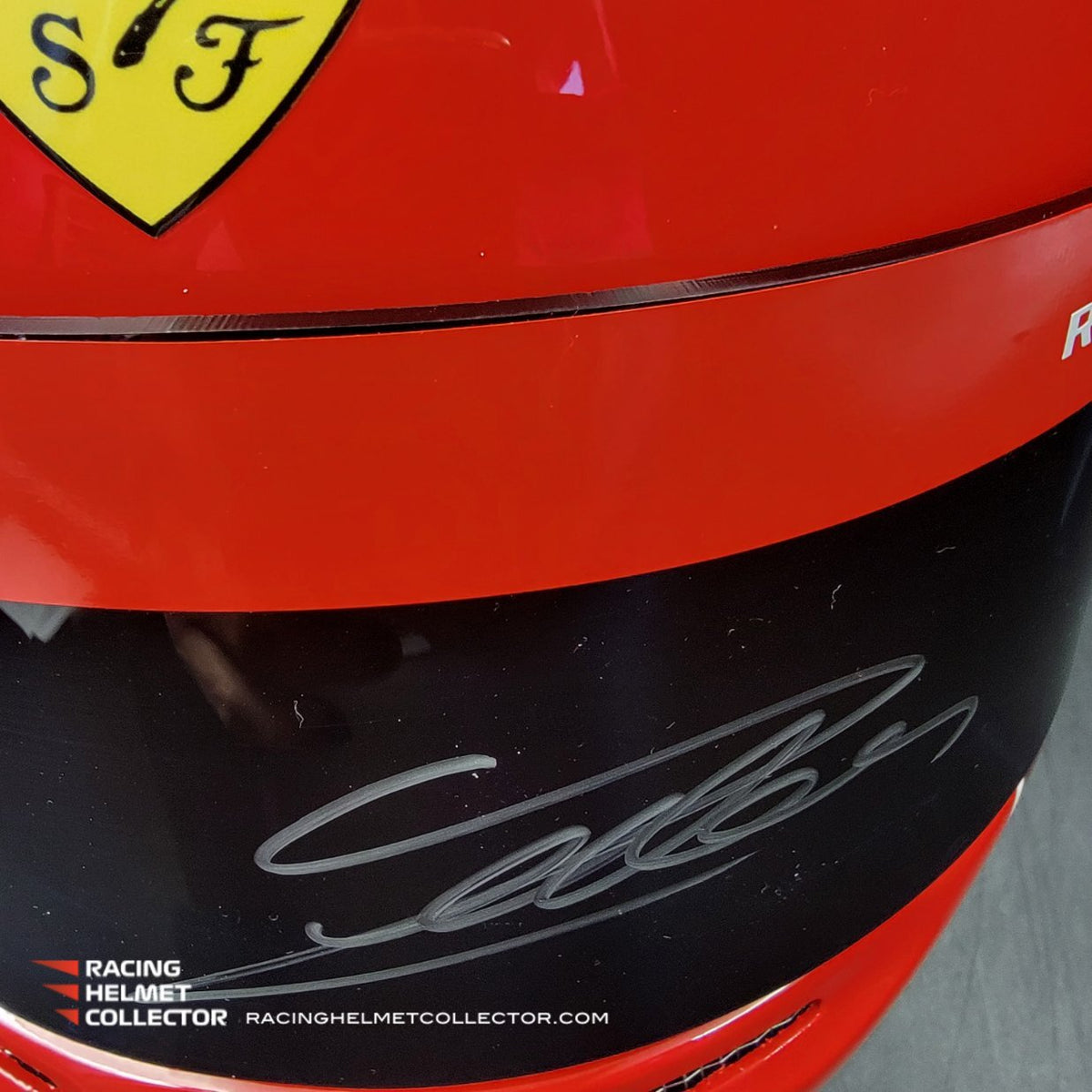 Charles Leclerc Signed Helmet Visor 2024 Display Tribute Autographed F ...