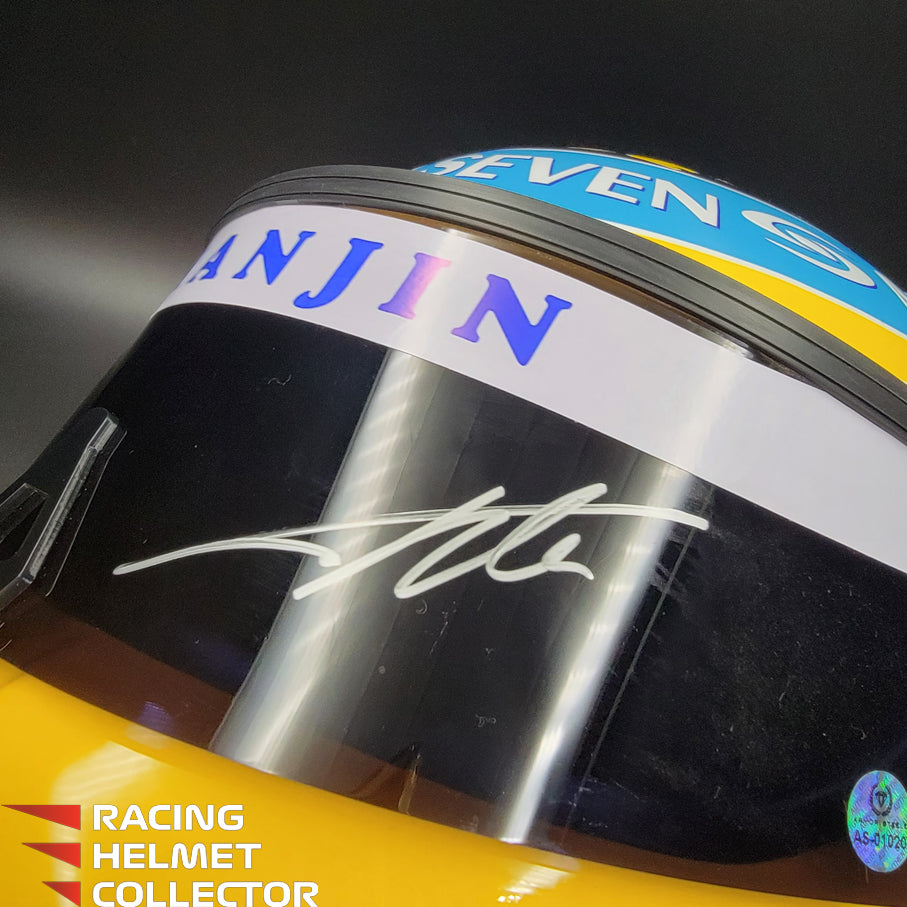Fernando Alonso Signed Helmet 2006 Championship Year Autographed Displ ...