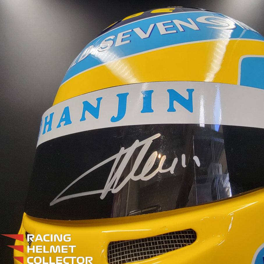 Fernando Alonso Signed Helmet 2006 Championship Year Autographed Displ ...