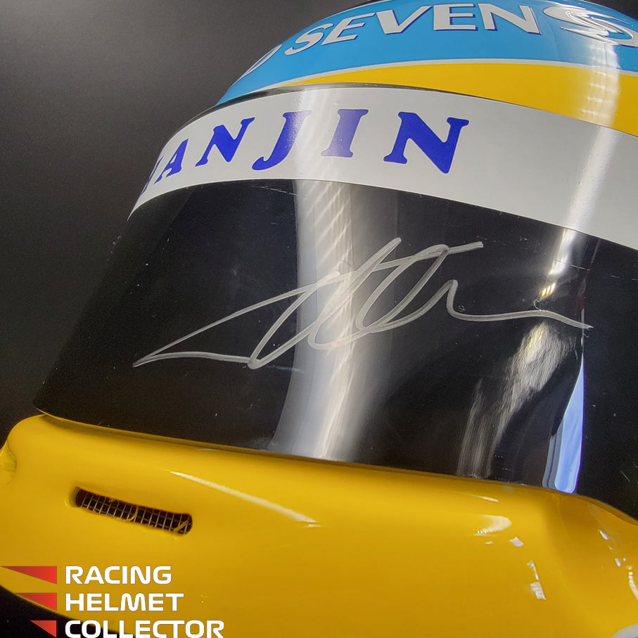 Fernando Alonso Signed Helmet 2006 Championship Year Autographed Displ ...