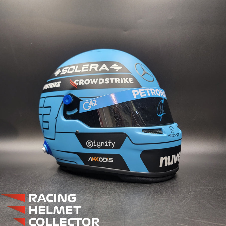 George Russell Signed Helmet 2025 Tribute Full Scale 1:1 AS-02965 ...