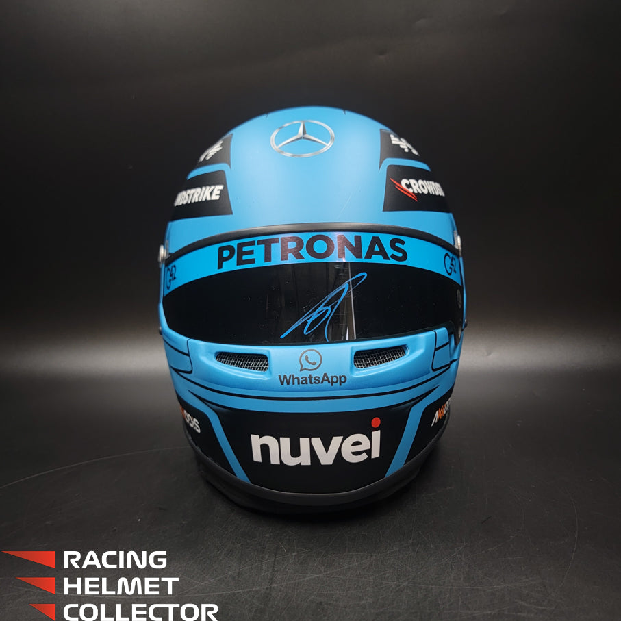 George Russell Signed Helmet 2025 Tribute Full Scale 1:1 AS-03452 ...