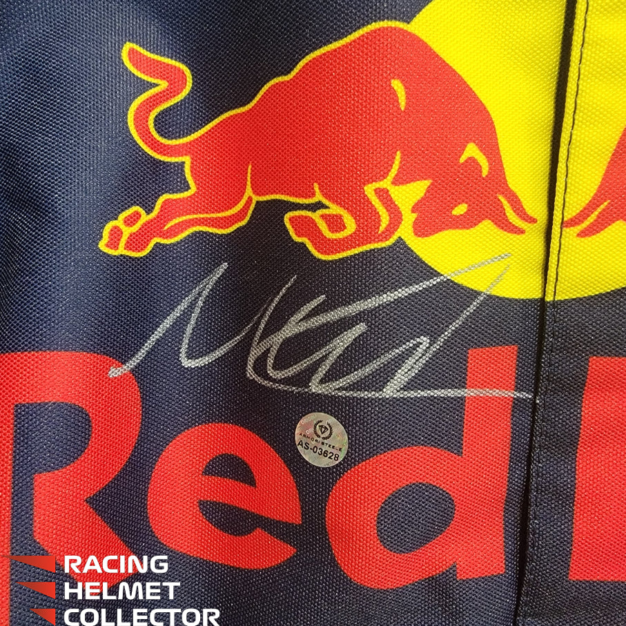 Max Verstappen Signed Suit Racing F1 Team NAVY BLUE Promo Autographed ...