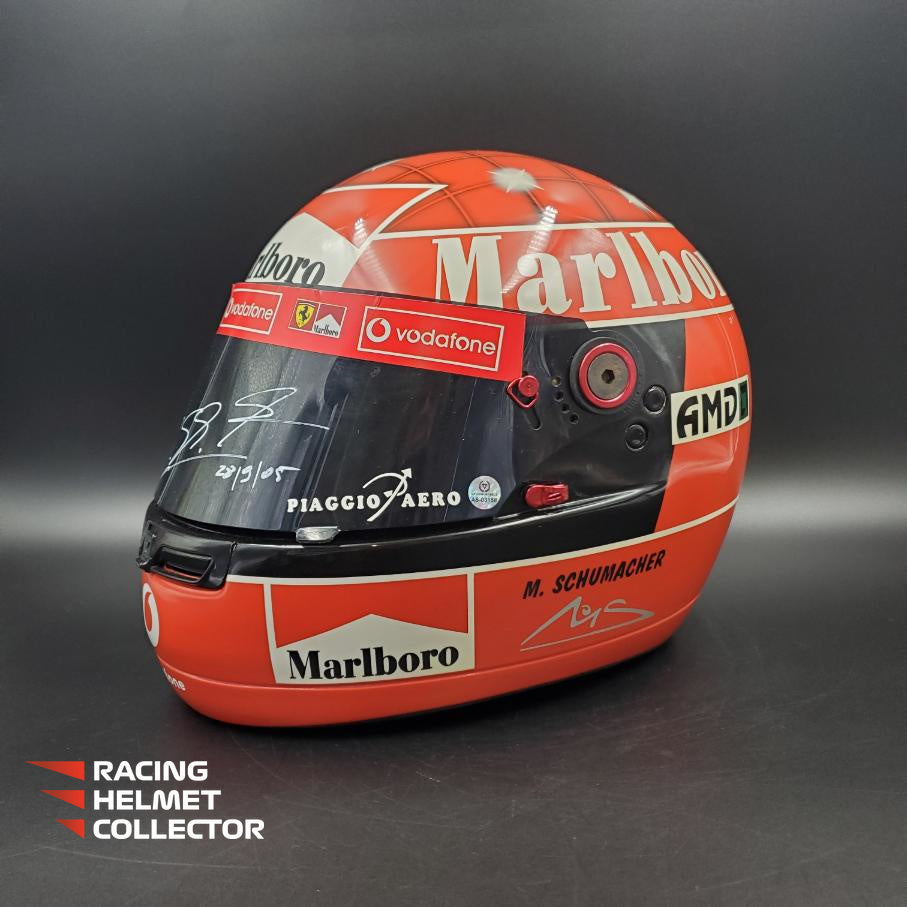Michael Schumacher Signed Helmet Visor 2005 "Inscribed 28/9/05" Displa ...