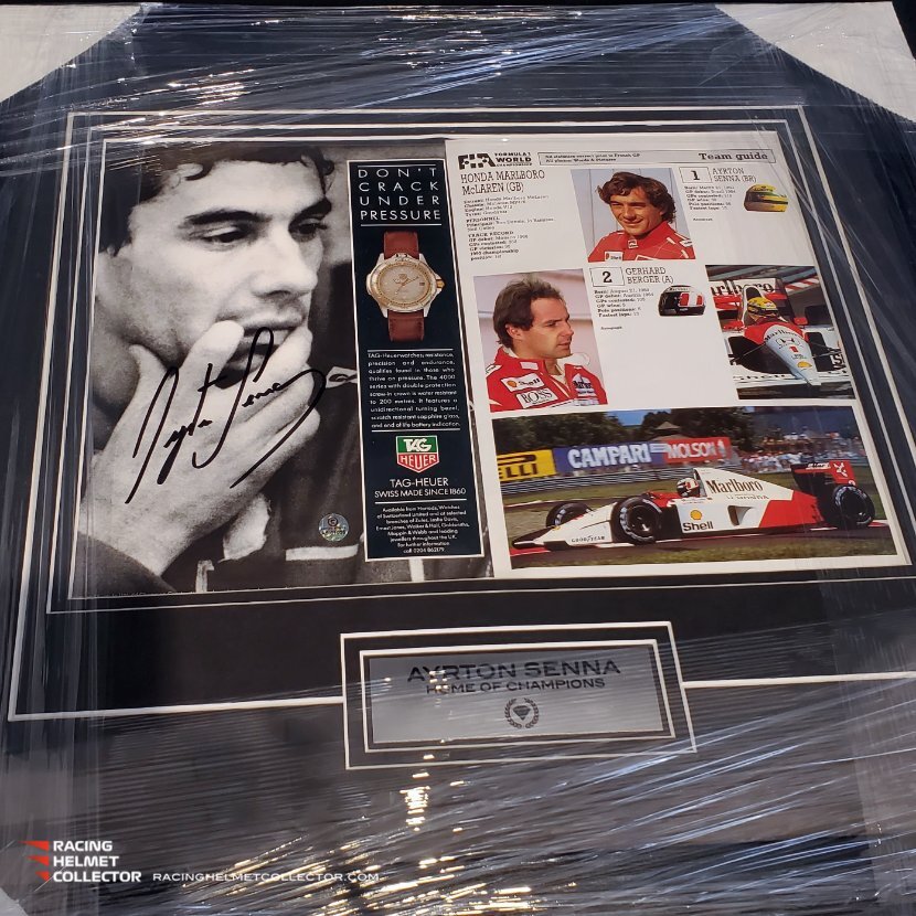 Ayrton Senna Signed Magazine Program British Grand Prix 12-14 July 199 ...