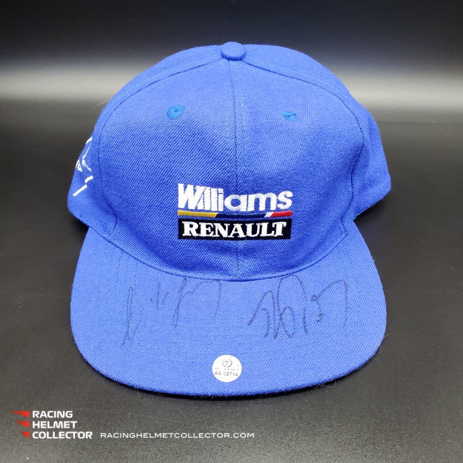 Ayrton Senna & Alain Prost Signed Cap Williams Renault AS-02714 - SOLD ...