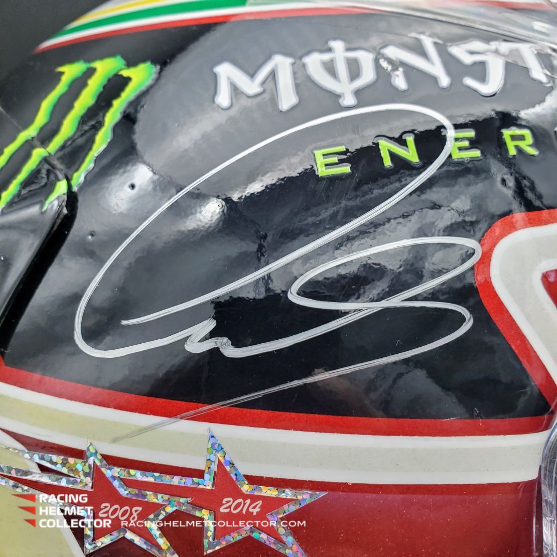 Lewis Hamilton Signed Helmet Direct Autograph White 2018-2019 Senna Tr ...
