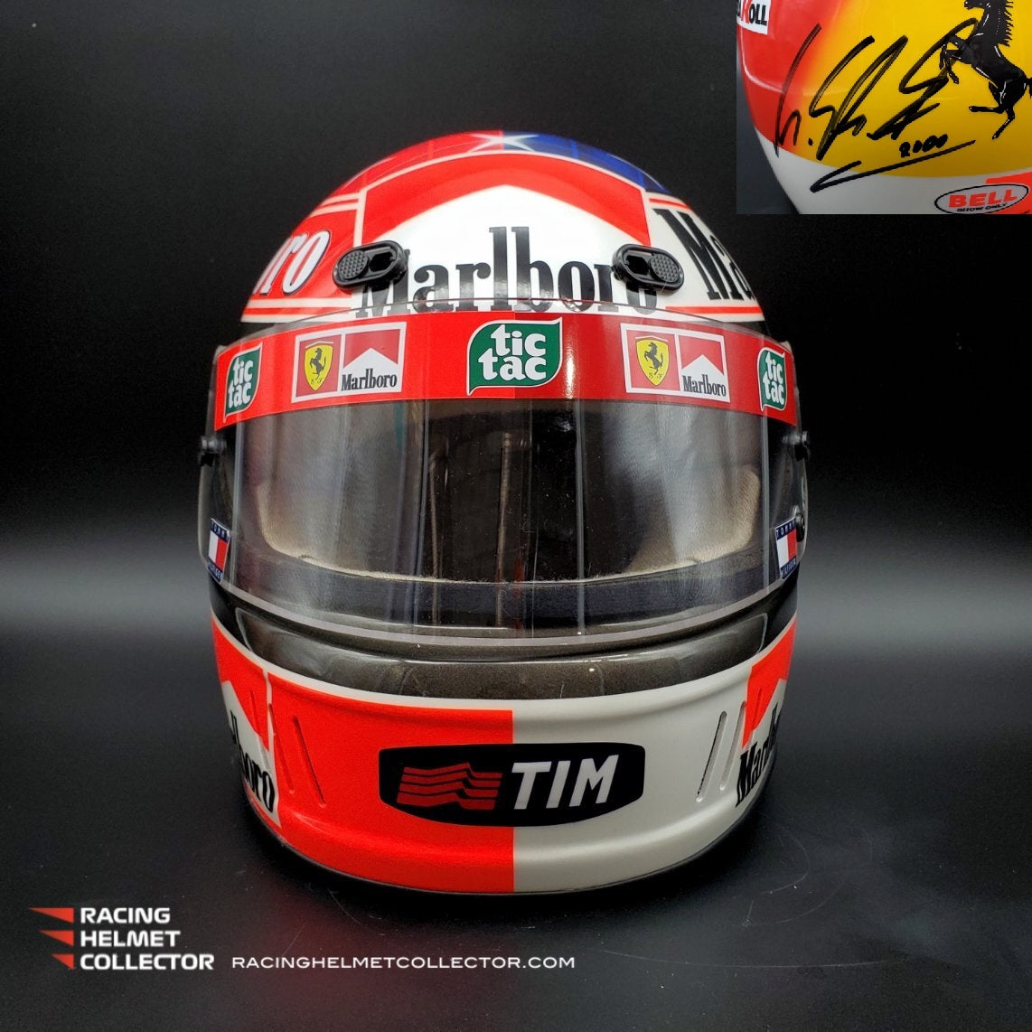 Michael Schumacher Signed Helmet 2000 Direct Signed on Official BELL H ...